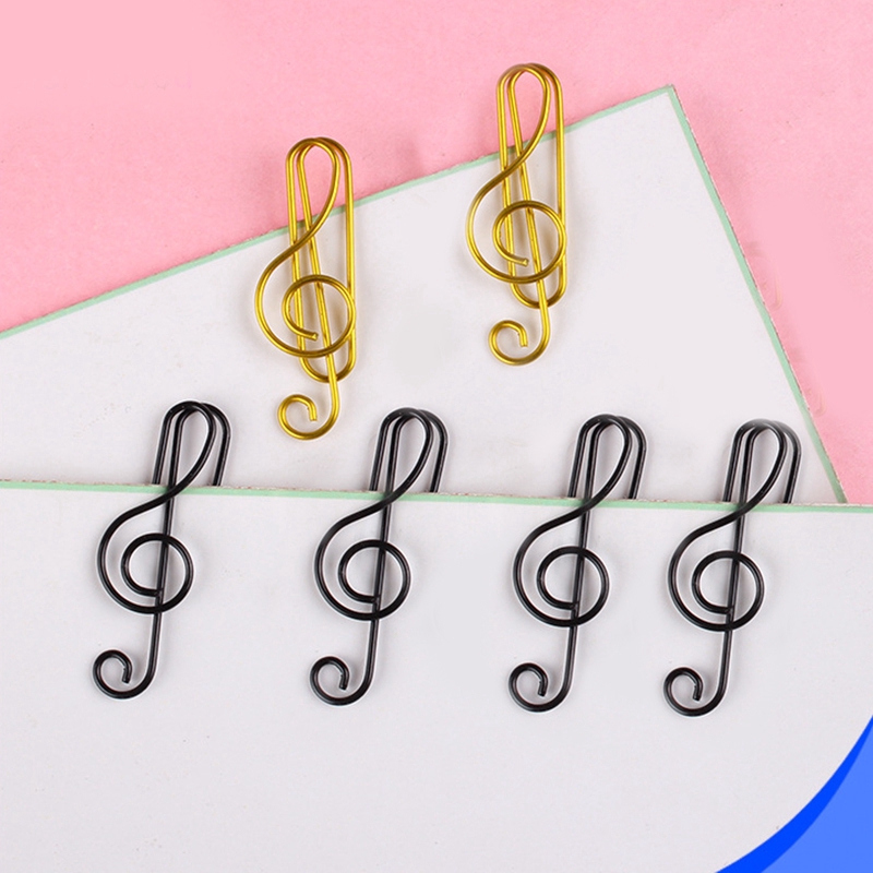 Wholesale 20Pcs Music Note Shaped Paper Clips / Office School Notes ...