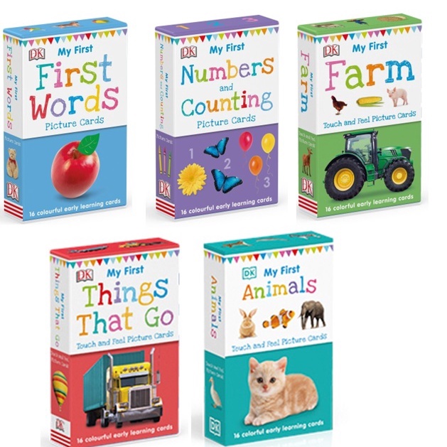 [Original] DK Flashcards sets - Animals, First words, Numbers and ...