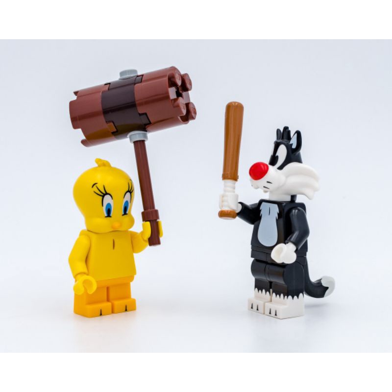 LEGO Looney Tunes Minifigures - Tweety Bird & Sylvester the Cat ...