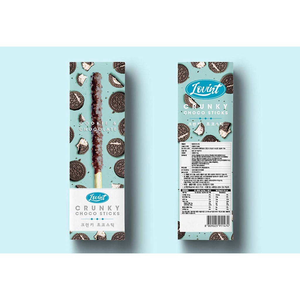 LOVINT Choco Stick Crunky 3pcs 54g [Korean] | Shopee Singapore