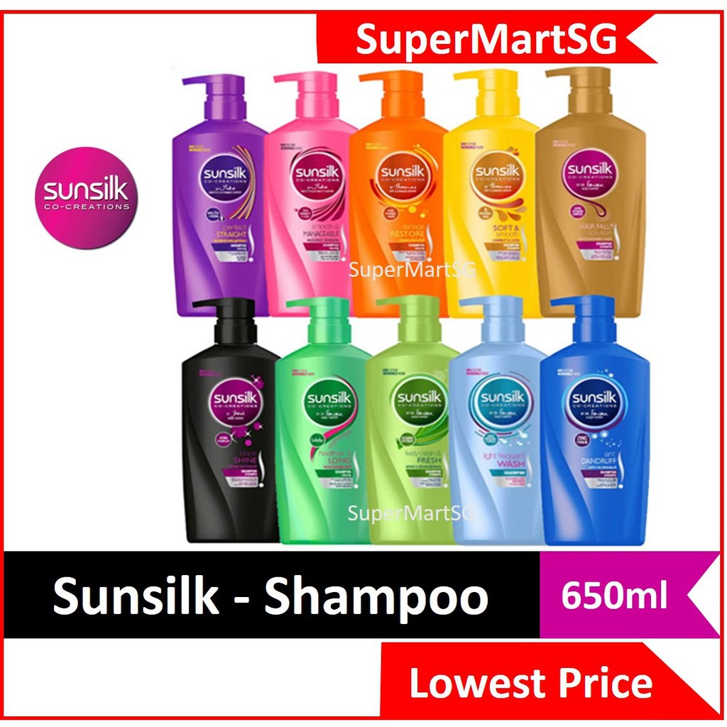 Sunsilk Co-Creations Shampoo 650ml | Shopee Singapore