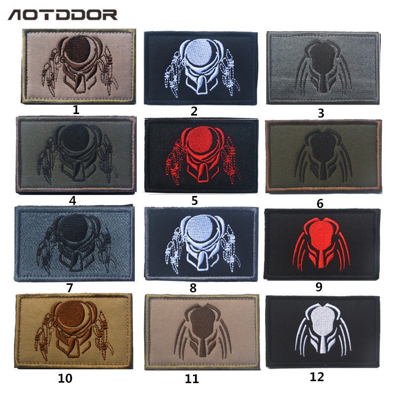 Exposure predator Army Badge Tactical Morale Embroidered Patches ...