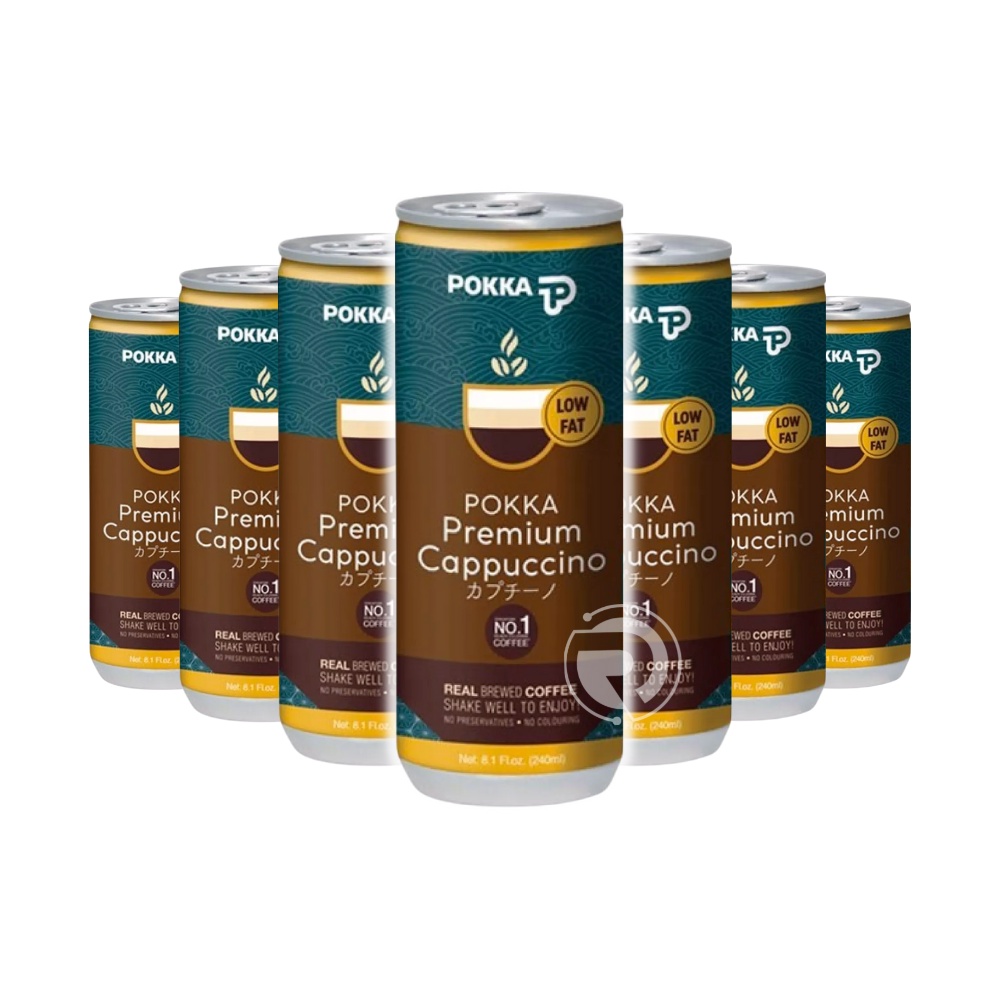 Pokka Premium Cappuccino Coffee Can (240ml x 30 Cans) | Shopee Singapore