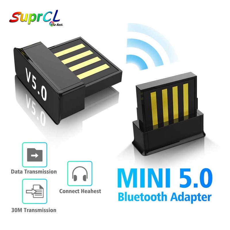 Bluetooth 5.0 USB Dongle Audio Wireless Adapter Transmitter For Phone ...