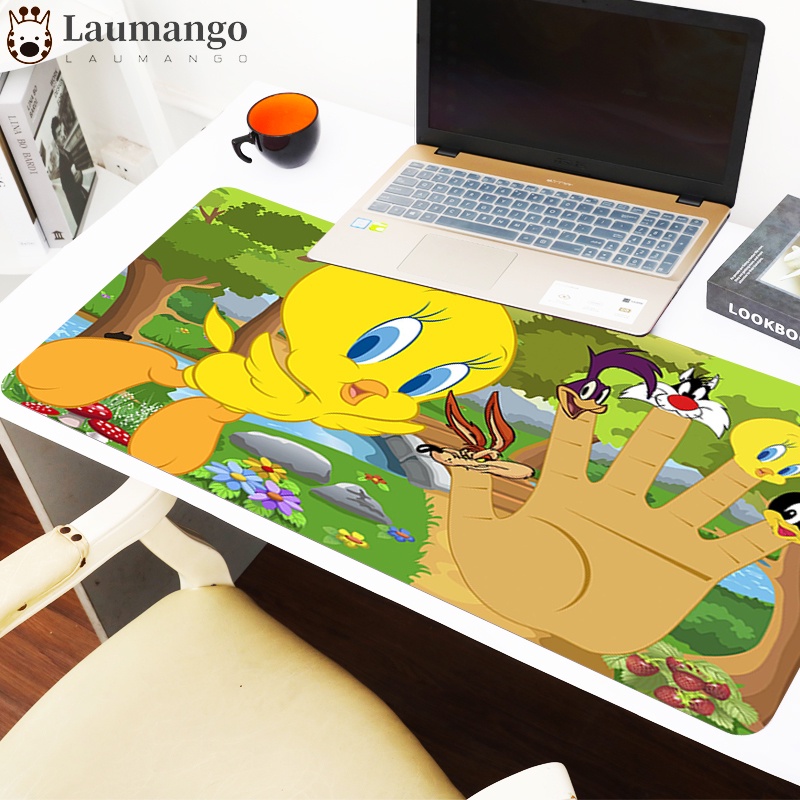 Tweety Bird Mouse Pad Computer ps4 Gamer Pc Pads Complete Mat Keyboard ...