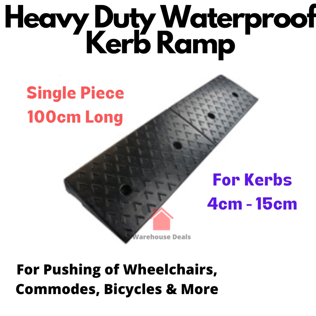 Wheelchair Ramp For Entrance Kerb | Many Heights Available | Shopee ...