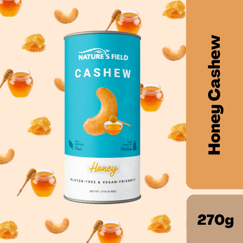 Nature's Field Baked Honey Cashew Nuts 270g | Shopee Singapore