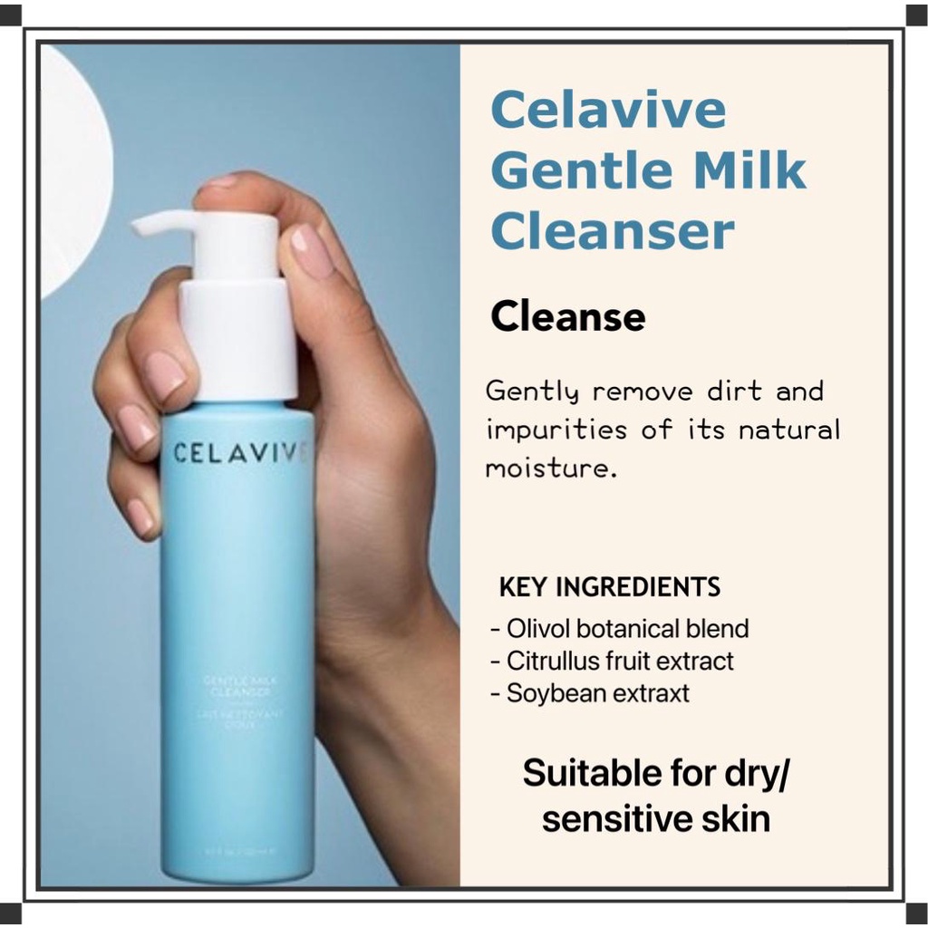 SG Ready Stock Usana Celavive Gentle Milk Cleanser (Dry/Sensitive Skin ...