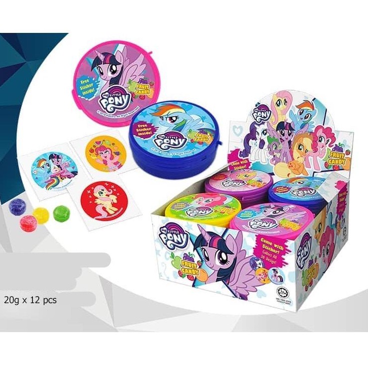 My Little Pony Fruit Candy Tin ( 12pcs x20g) | Shopee Singapore
