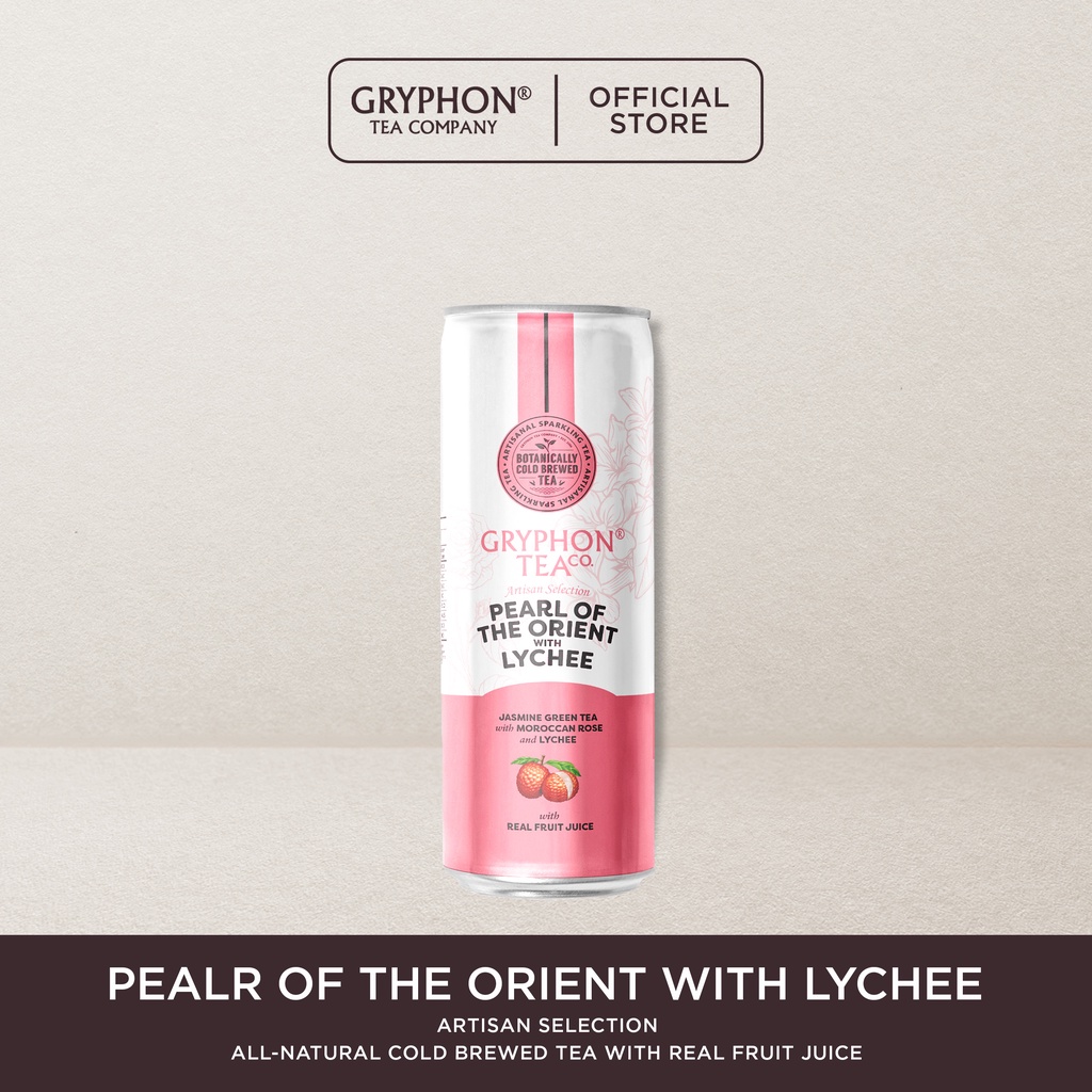 [GRYPHON TEA CO.] Pearl of the Orient with Lychee Cold Brewed Sparkling ...