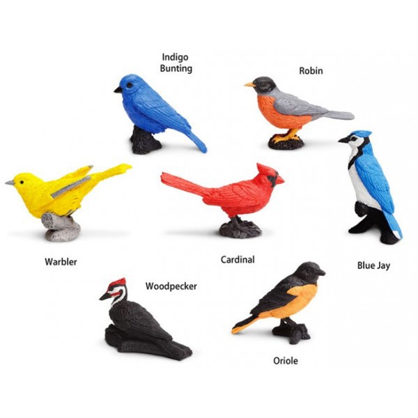 Safari Ltd Toob The Backyard Birds | Shopee Singapore