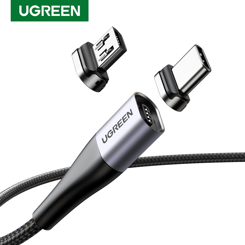 UGREEN 100cm Magnetic USB Cable Micro USB Cable | Shopee Singapore