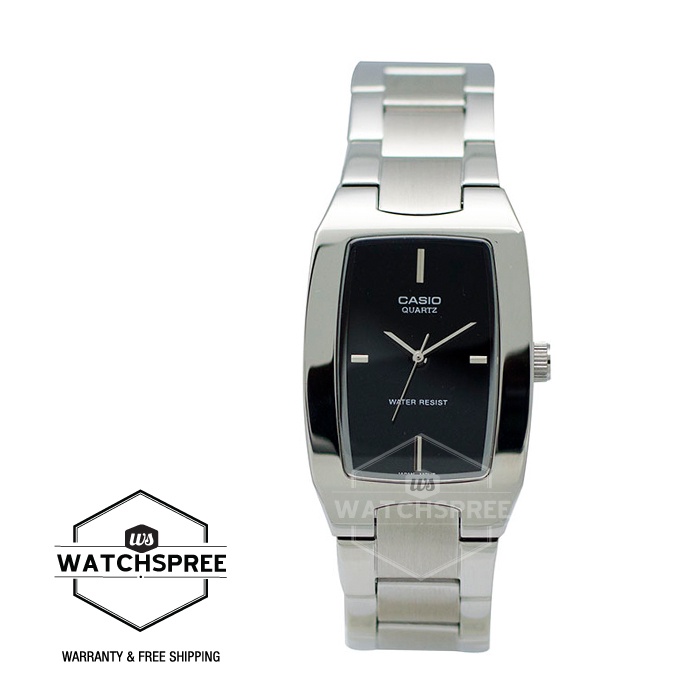 Casio Men's Standard Analog Silver Stainless Steel Band Watch MTP1165A ...