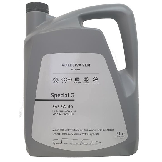 Genuine Audi/VW 5W40 Fully Synthetic Engine Oil 5L (GS55502M4) | Shopee ...