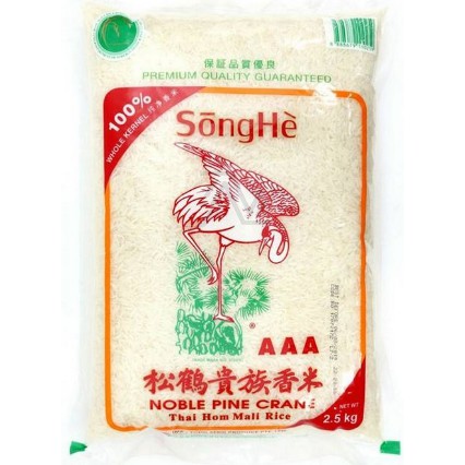 SongHe Noble Pine Crane Thai Hom Mali Rice 2.5kg | Shopee Singapore