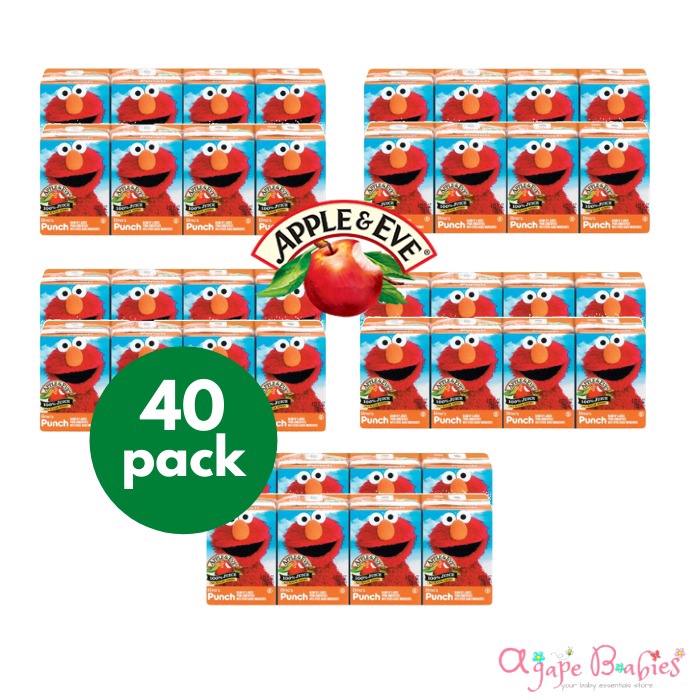 Apple & Eve Sesame Street - Elmo's Punch, 40 X 125 Ml | Shopee Singapore