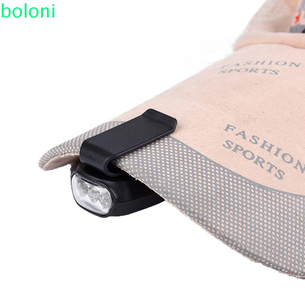 [READY STOCK] Portable Headlamp Bright Clip-On Caplight Hat Lamp 3 LED ...