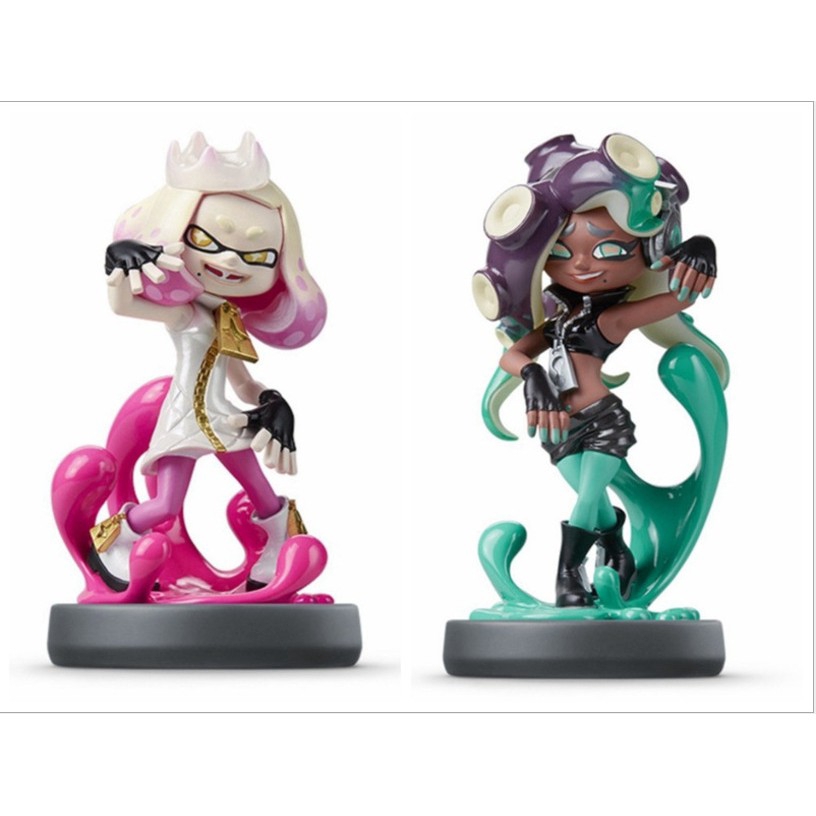 Famous Game Splatoon Female Character Pearl and Marina Costume Statue ...