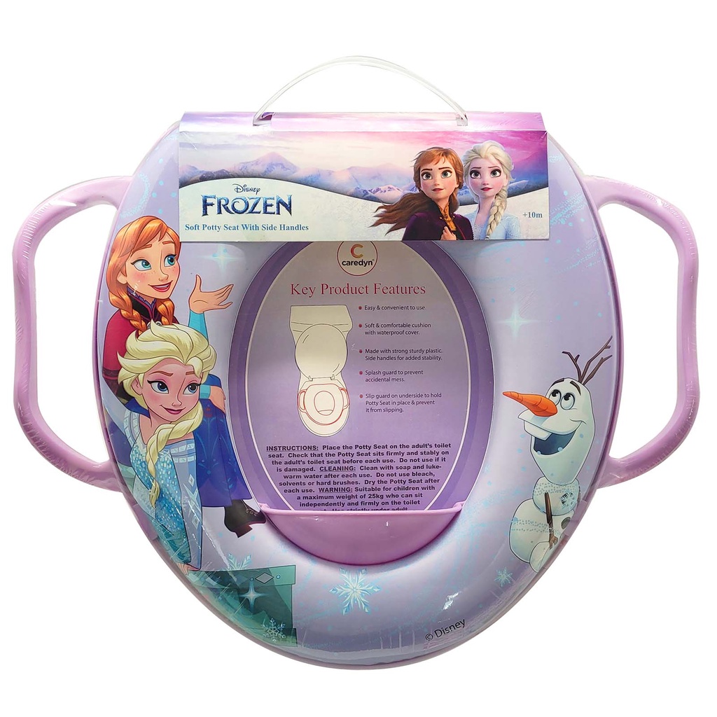 CAREDYN Disney Soft Potty Seat With Handles - Frozen (Sparkle) | Shopee ...