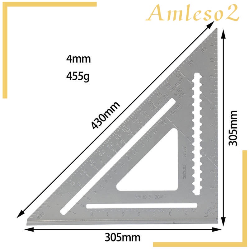 Architectural Scale Ruler Triangle Drafting Ruler with Color-Coded ...