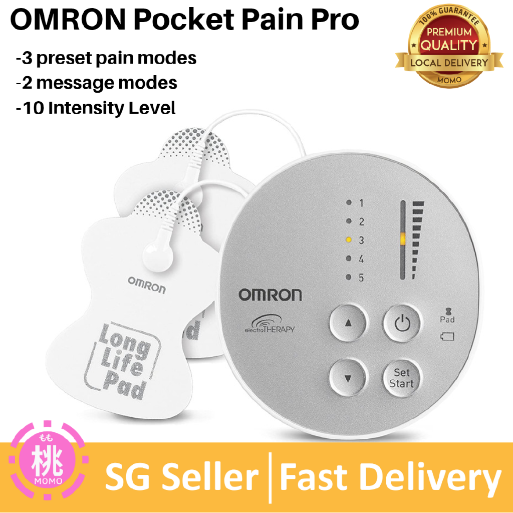 OMRON Pocket Pain Pro TENS Unit Muscle Stimulator, Simulated Massage ...