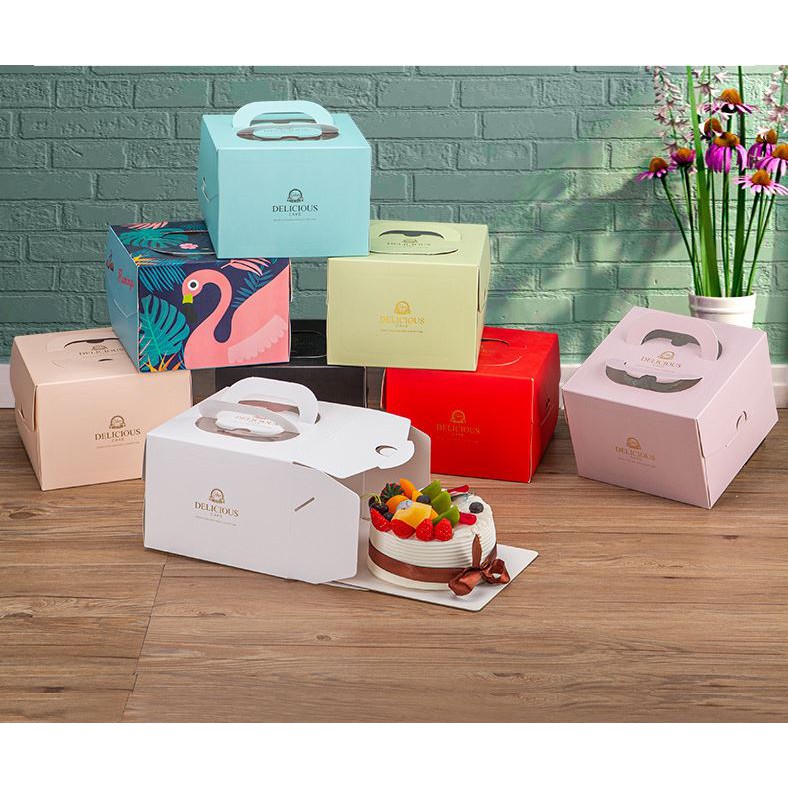 [SG Seller] Cake Box with Base Board 4inch 6inch 8inch 10inch Cake ...