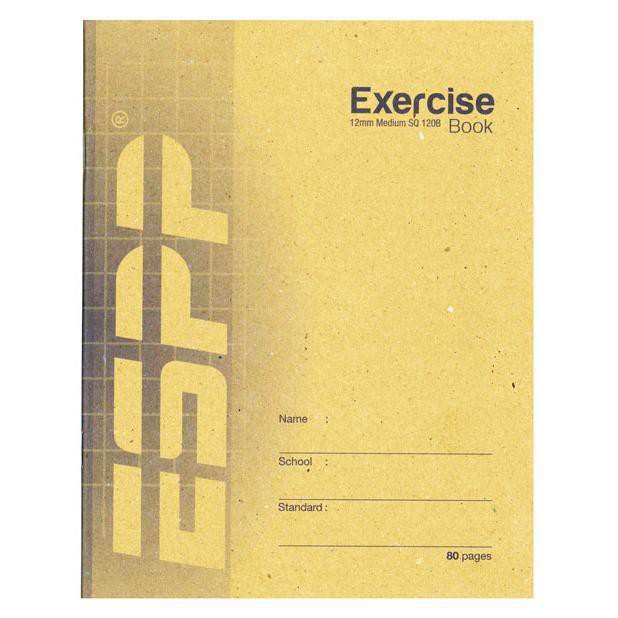 ESPP Soft Exercise Book Medium Square 12mm 120B/80P Pack of 10 | Shopee ...