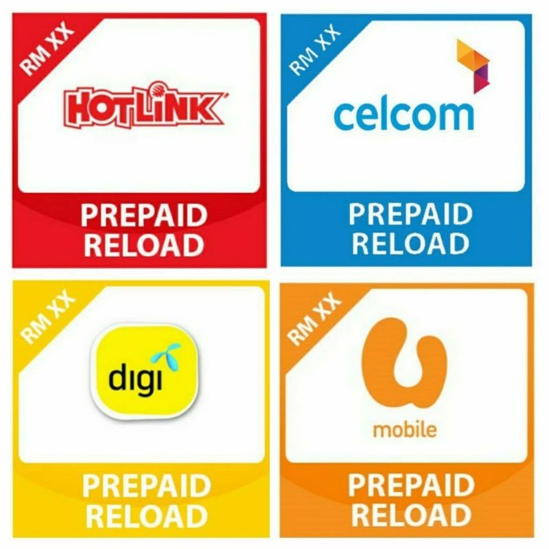 Hotlink Digi Celcom Umobile Malaysia Reload | Shopee Singapore