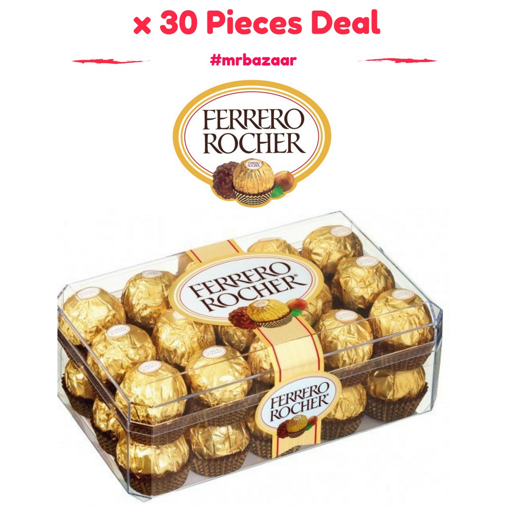Ferrero Rocher T30 (30 Pieces/ Box , 375g) Christmas Deal! | Shopee ...