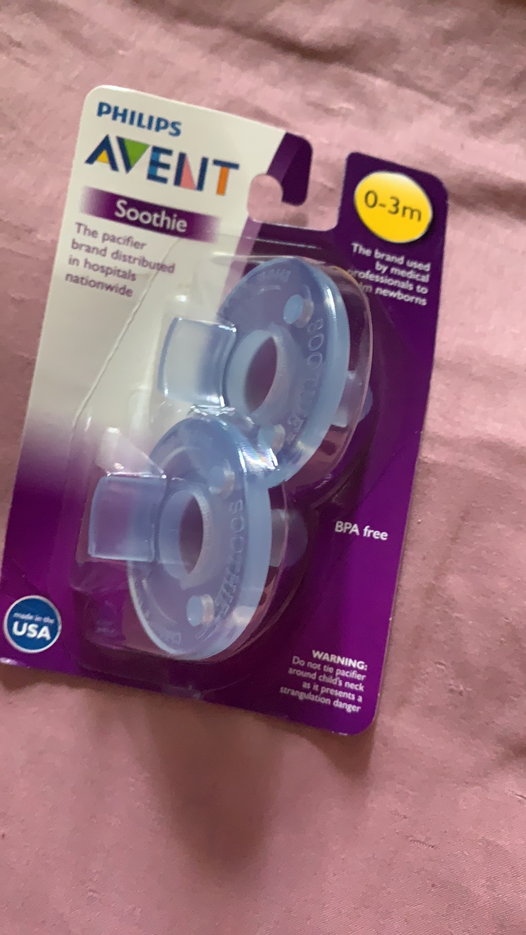 Philips Avent Soothie Pacifier, 2pk (0-3m) (4 Colours) | Shopee Singapore
