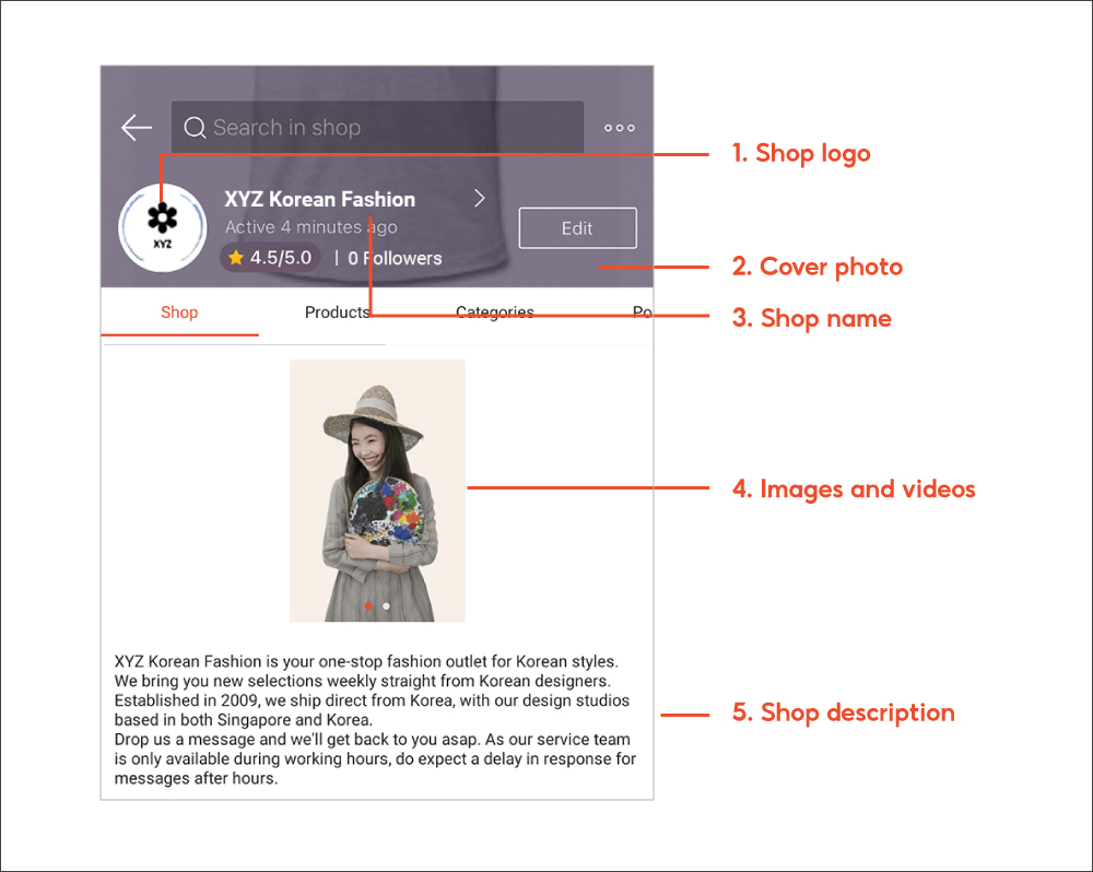 Setting up your shop profile | Shopee SG Seller Education Hub