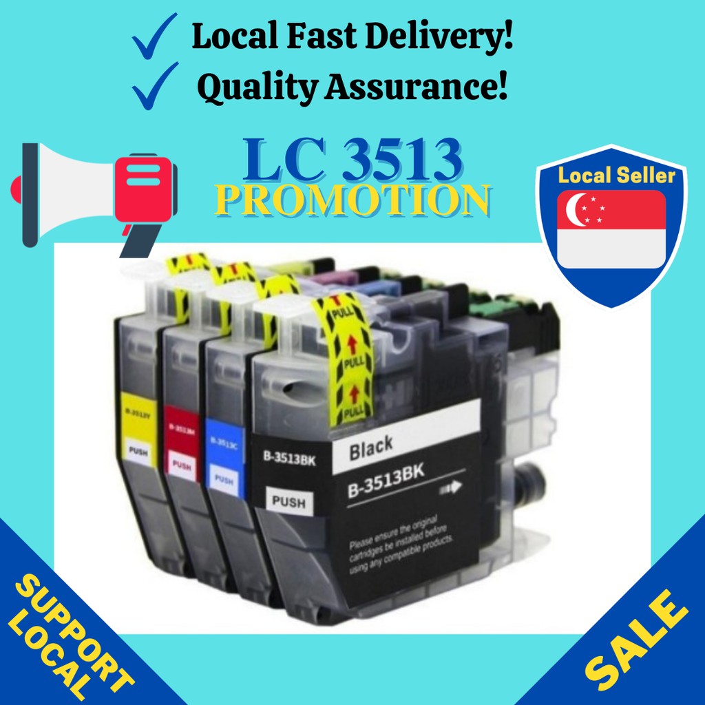 LC3513 ink cartridges Brother LC 3513 INK compatible CARTRIDGES BK/C/M ...