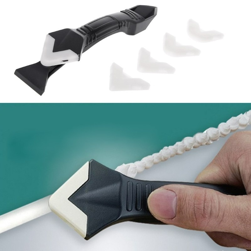 3 In 1 Multifunctional Silicone Scraper Squeegee Flooring Tools ...