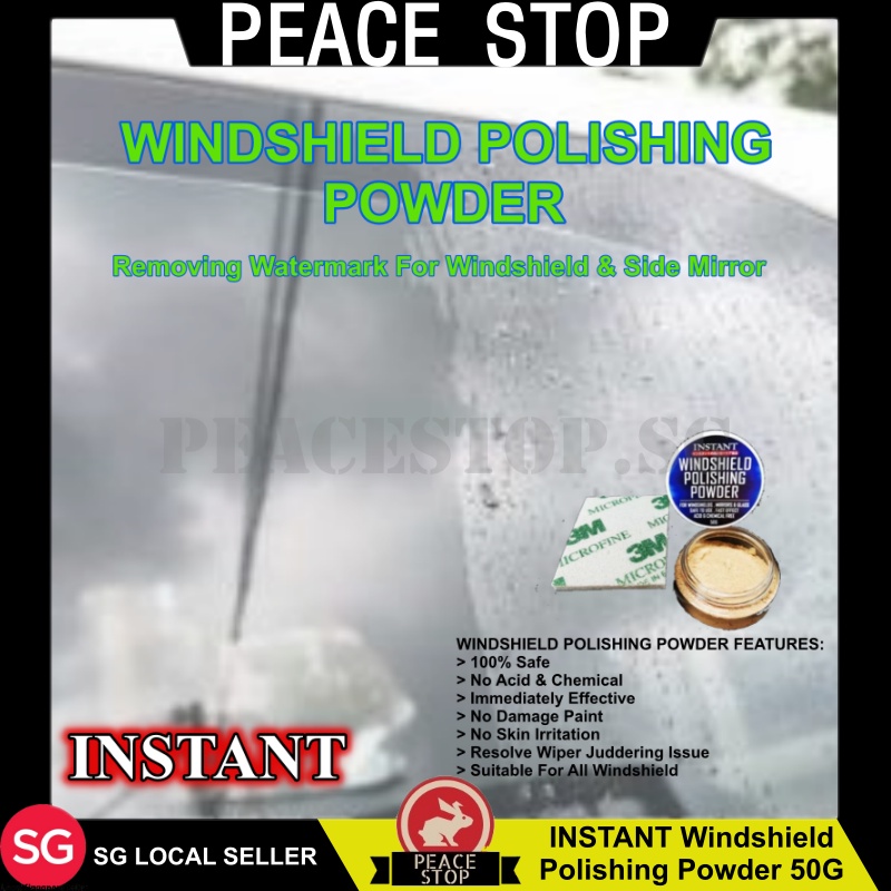Effective Windshield Polishing Powder/ Watermark Remover/ Glass Cleaner ...