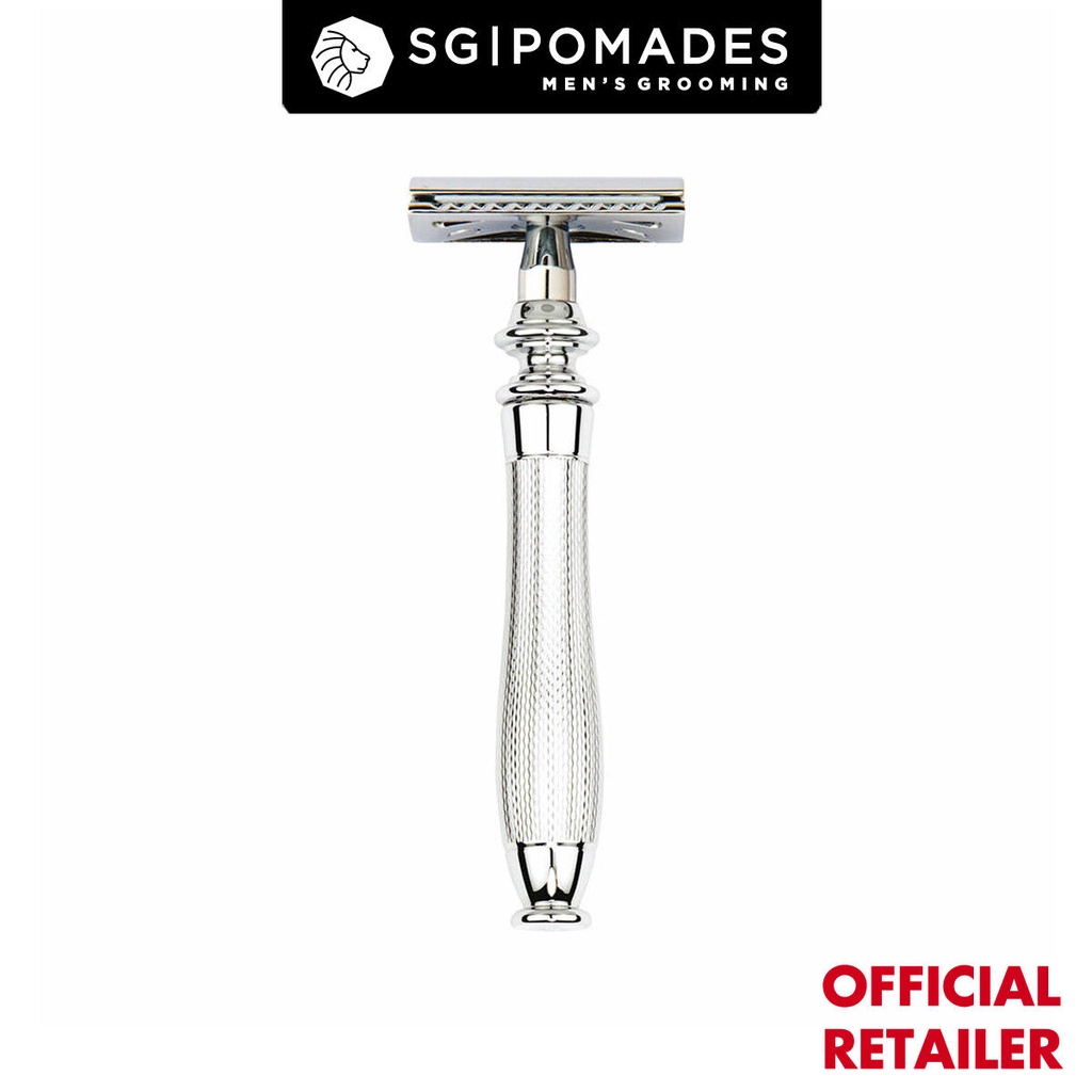 Edwin Jagger - Chatsworth Collection - Chrome Barley Double Edge Razor ...