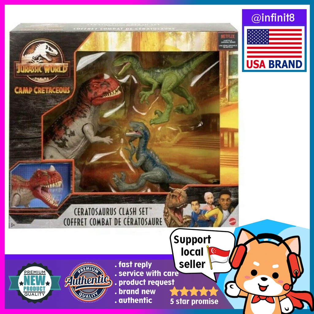 [sg stock] Official Jurassic World Camp Cretaceous Isla Nublar ...