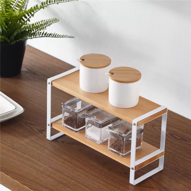 KAYU Nordic Style mini Wooden Shelf Aesthetic Multipurpose Shelf Spice ...