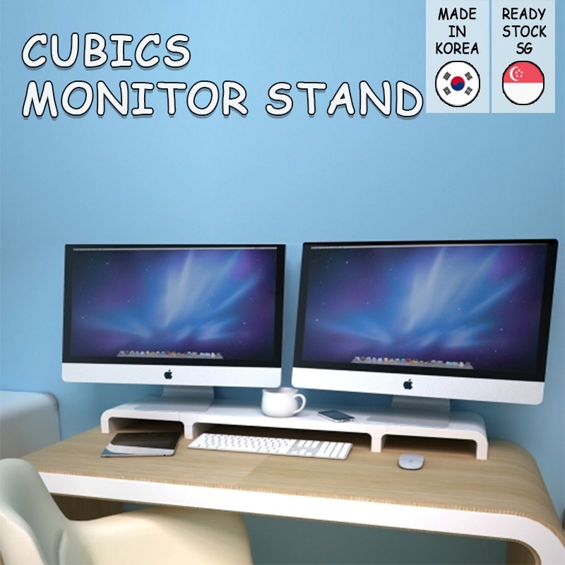 Lovehouse Cubics Monitor riser Lego Construction DIY Stand | Shopee ...