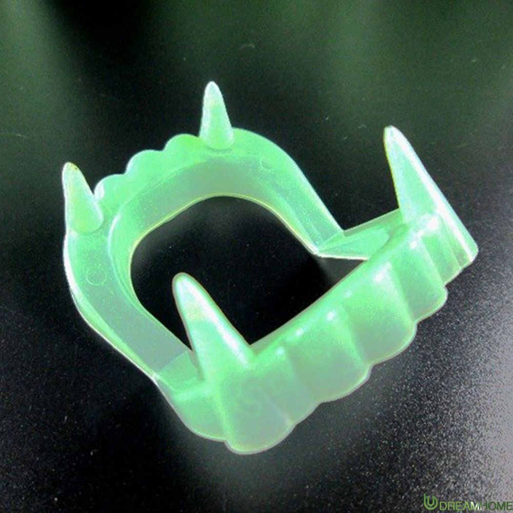 Vampire Fake Teeth For Halloween Party Glow In The Dark Prop Masquerade ...