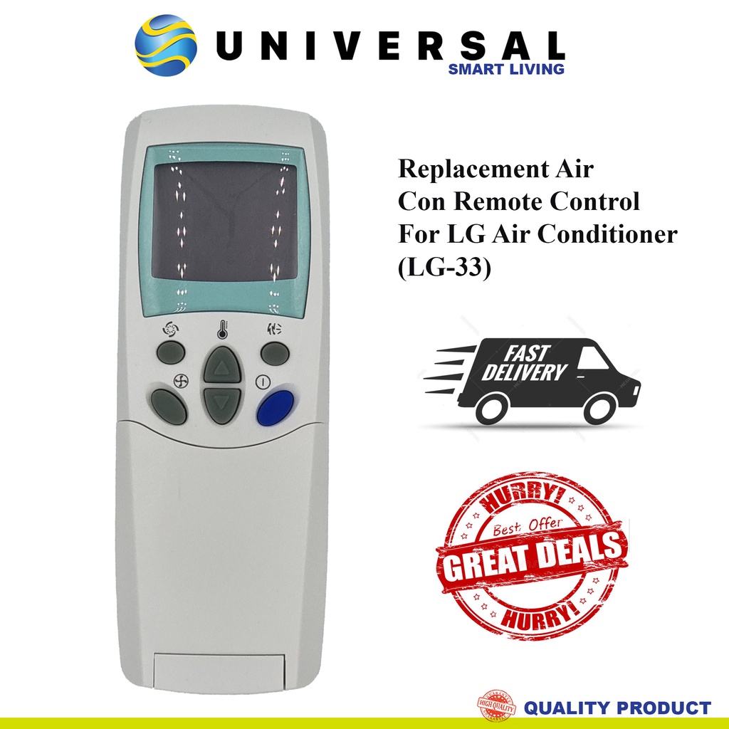 [SG SHOP SELLER] Replacement Air Con Remote Control For LG Air ...