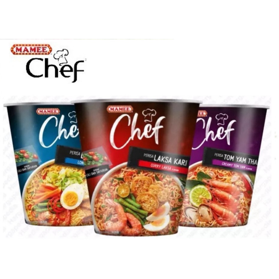 BC Mamee Chef Cup Instant Noodles Creamy Tom Yam Flavour 72gm Curry ...
