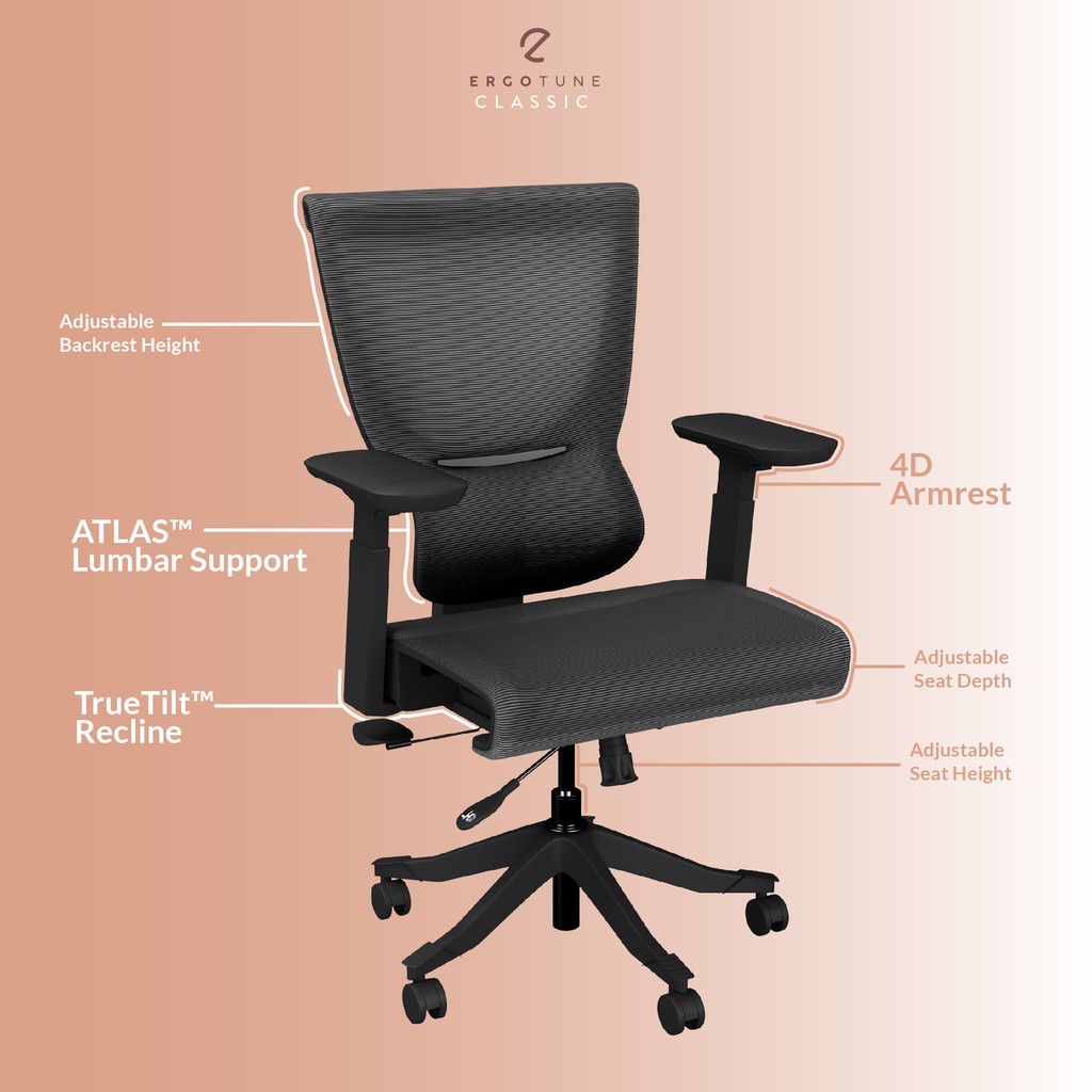 ErgoTune Supreme Best Ergonomic Office Chair Singapore