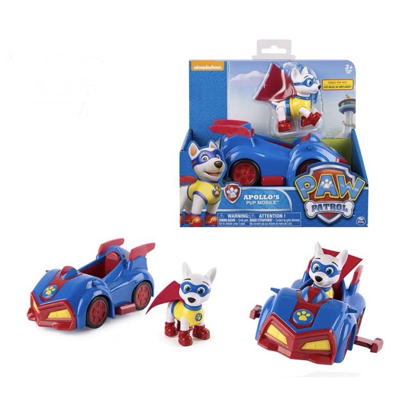 Paw Patrol Apollo the Super Pup with his Vehicle | Shopee Singapore