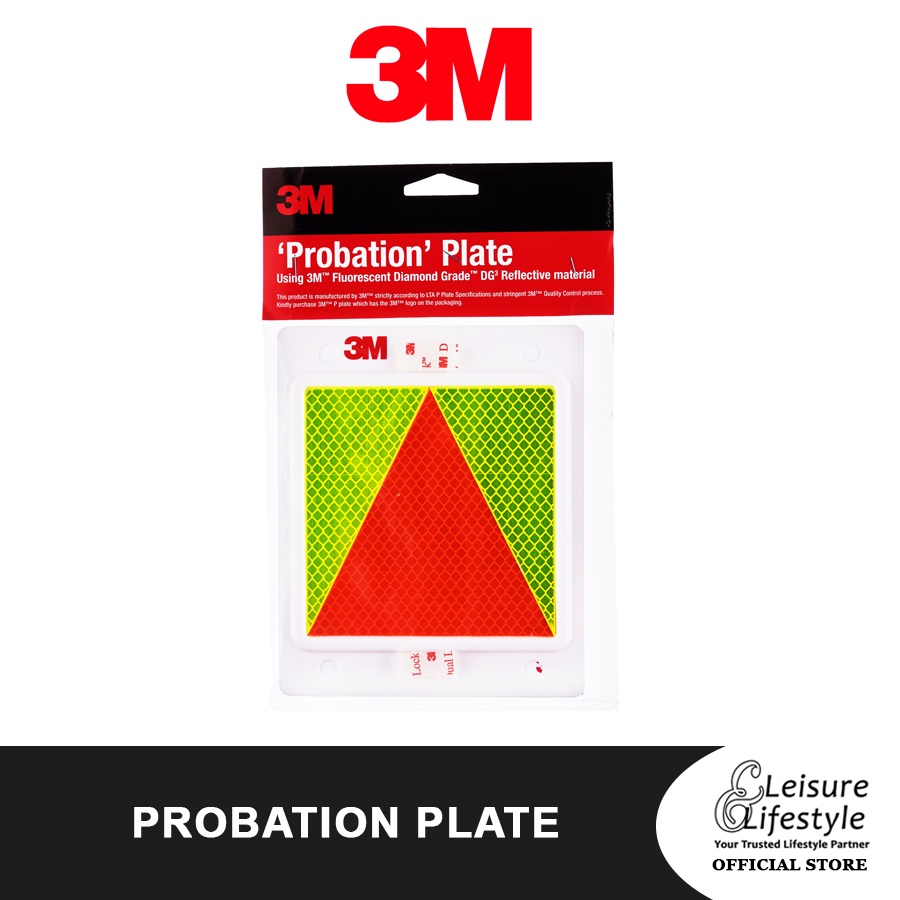 3M Probation Car Plate (Come with 2 Plates) | Shopee Singapore