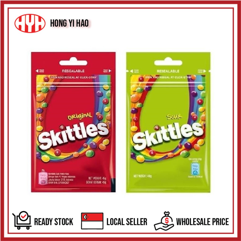 Skittles Packet Candy (20x40g) | Shopee Singapore
