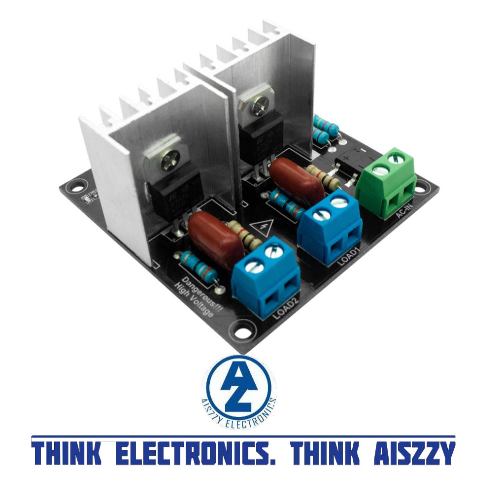 AC Light Dimmer Module 2 Channel | Shopee Singapore
