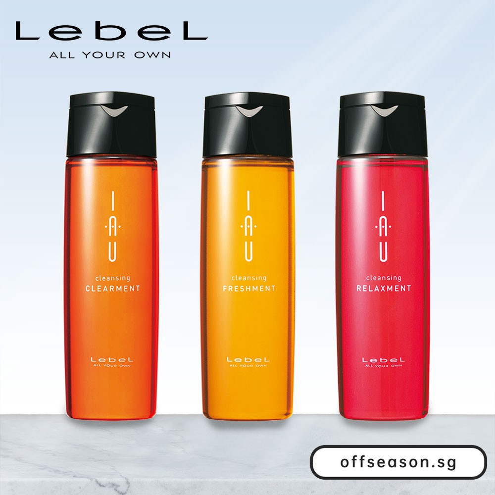 Lebel IAU Shampoo cleansing Freshment / Clearment / Relaxment 200ml ...