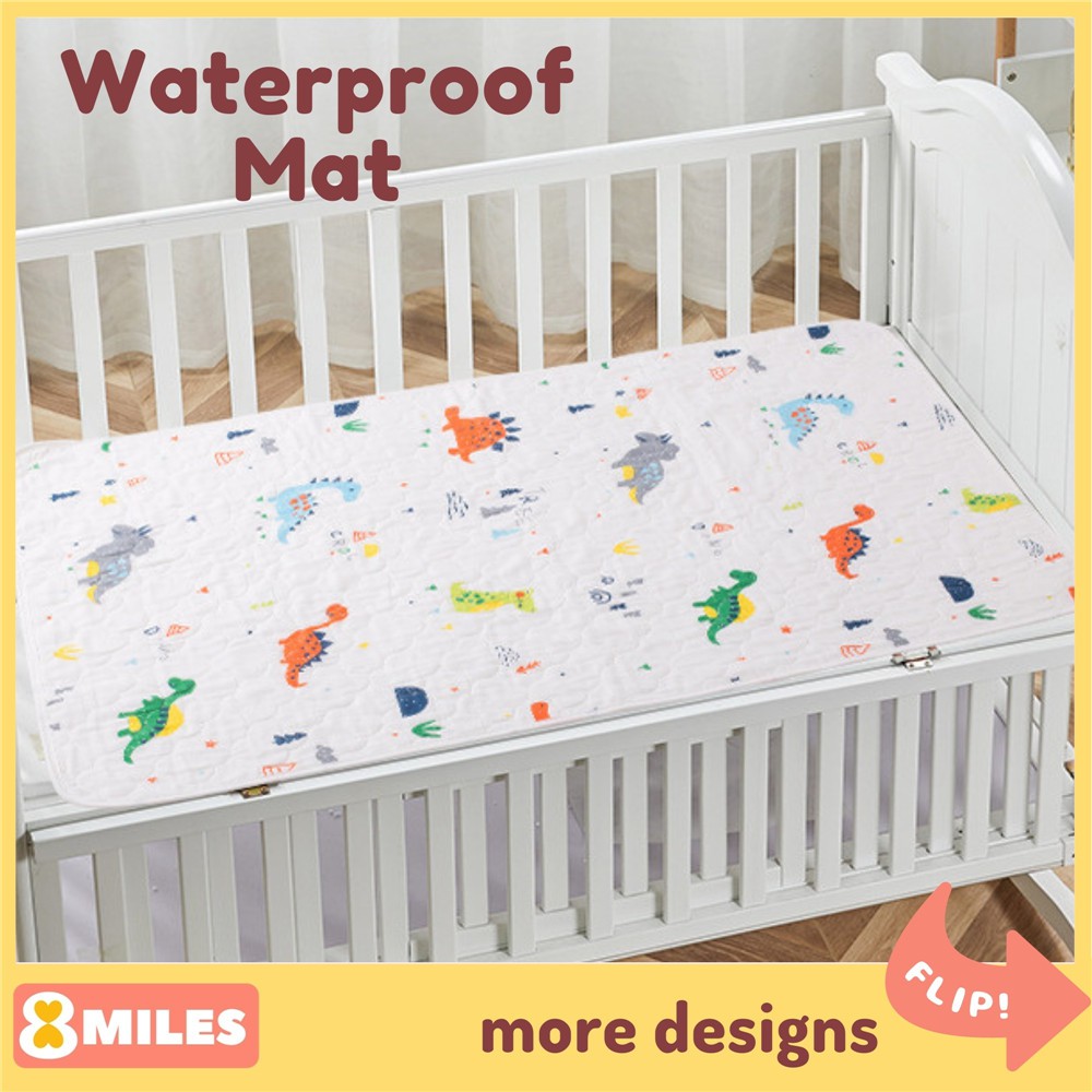 Baby Waterproof Mattress Protector Diaper Changing Mat Baby Cot Cotton ...