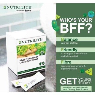 Nutrilite Mixed Probiotic With Chicory Root Extract (30 Sticks ...