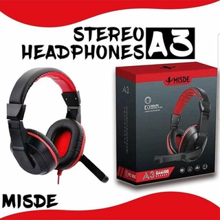 New Arrival MISDE STEREO HEADPHONE GAMING HEADSET MODEL: A63 | Shopee ...